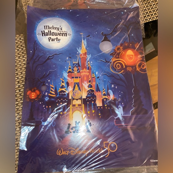 Disney | Art | Disney Halloween Poster | Poshmark